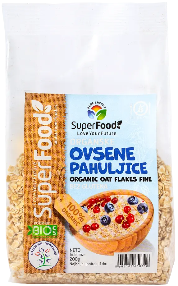 OVSENE PAHULJICE INSTANT bez glutena organske 200g