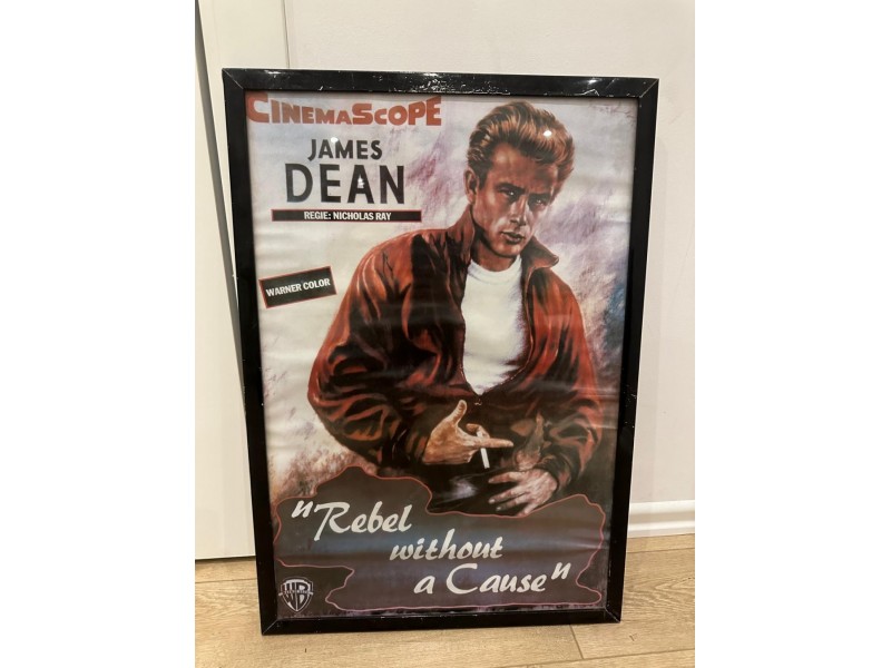 Retro slika cinema scope james dean vintage