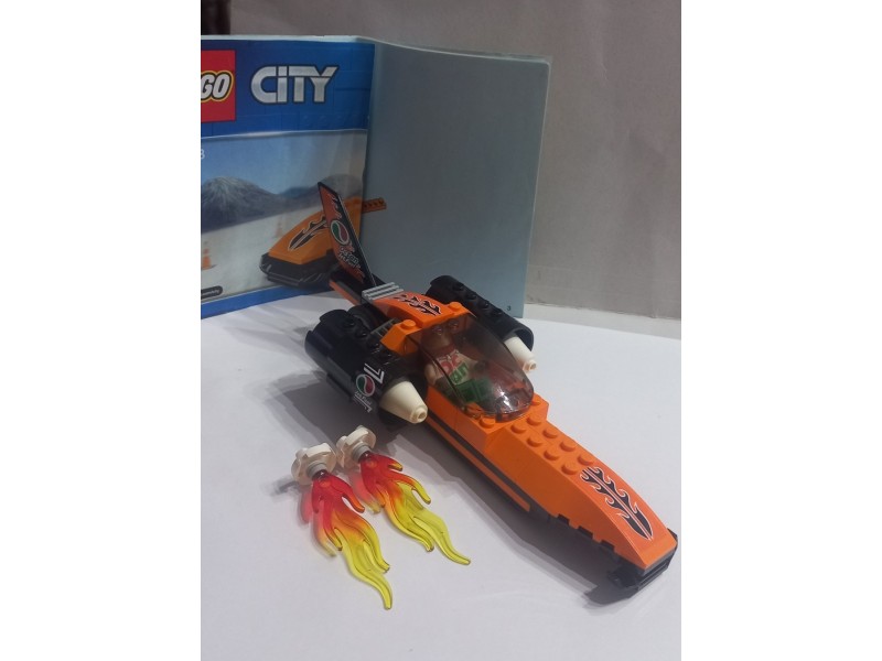 Lego City speed record car