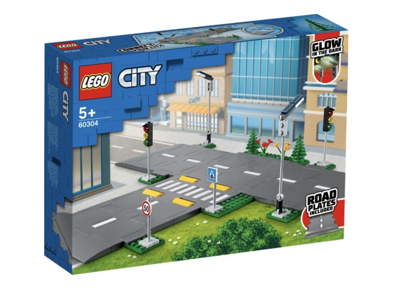 GLANC NOV CITY Lego 60304 Road Plates Gradska saobraca