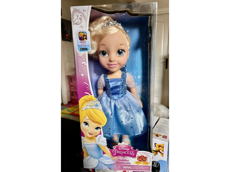 NOVA Disney Princeza Pepeljuga 38 cm , VELIKA lutka Ori