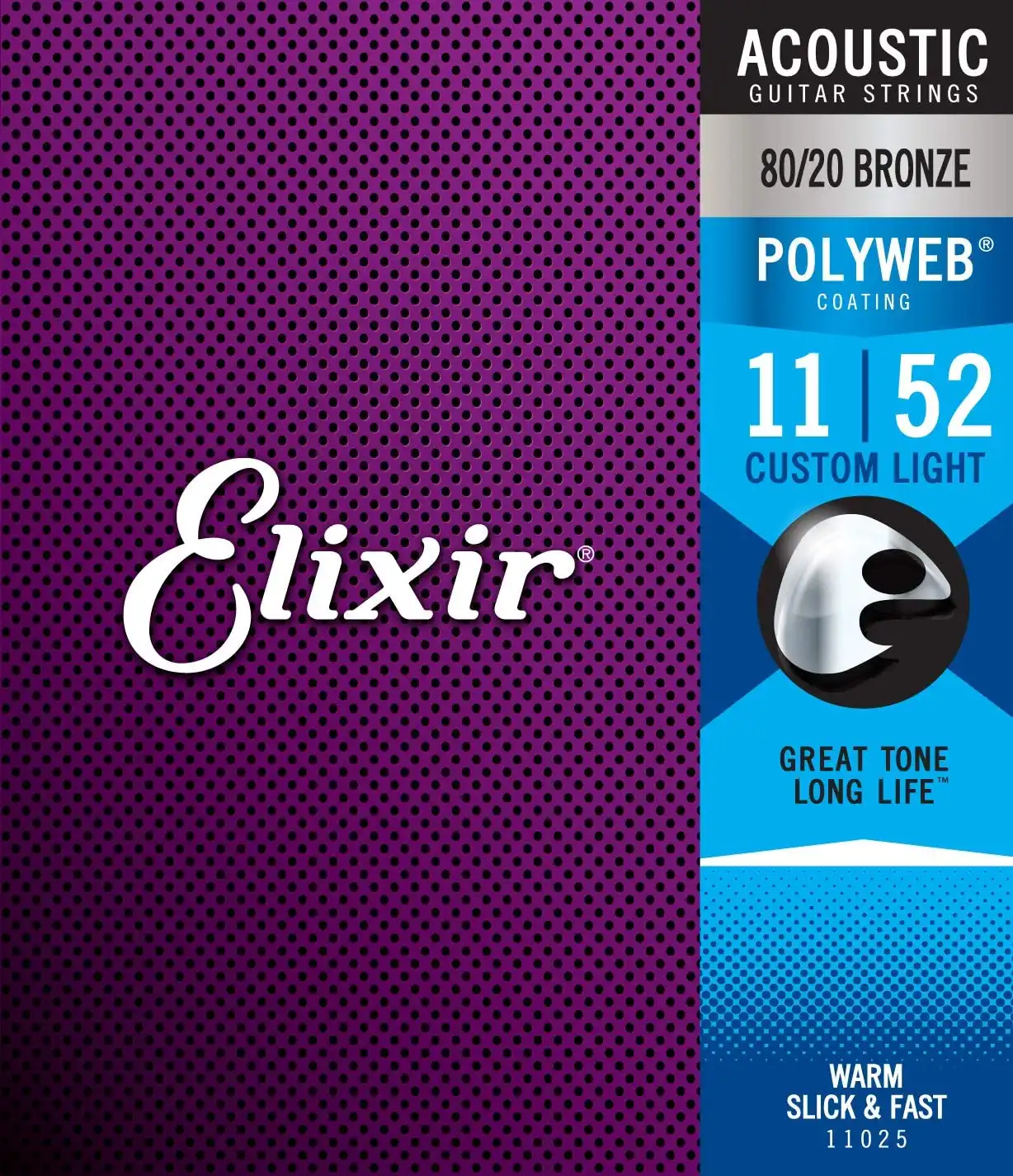 Elixir 11025 11-52 POLYWEB - Žice za akustičnu gitaru