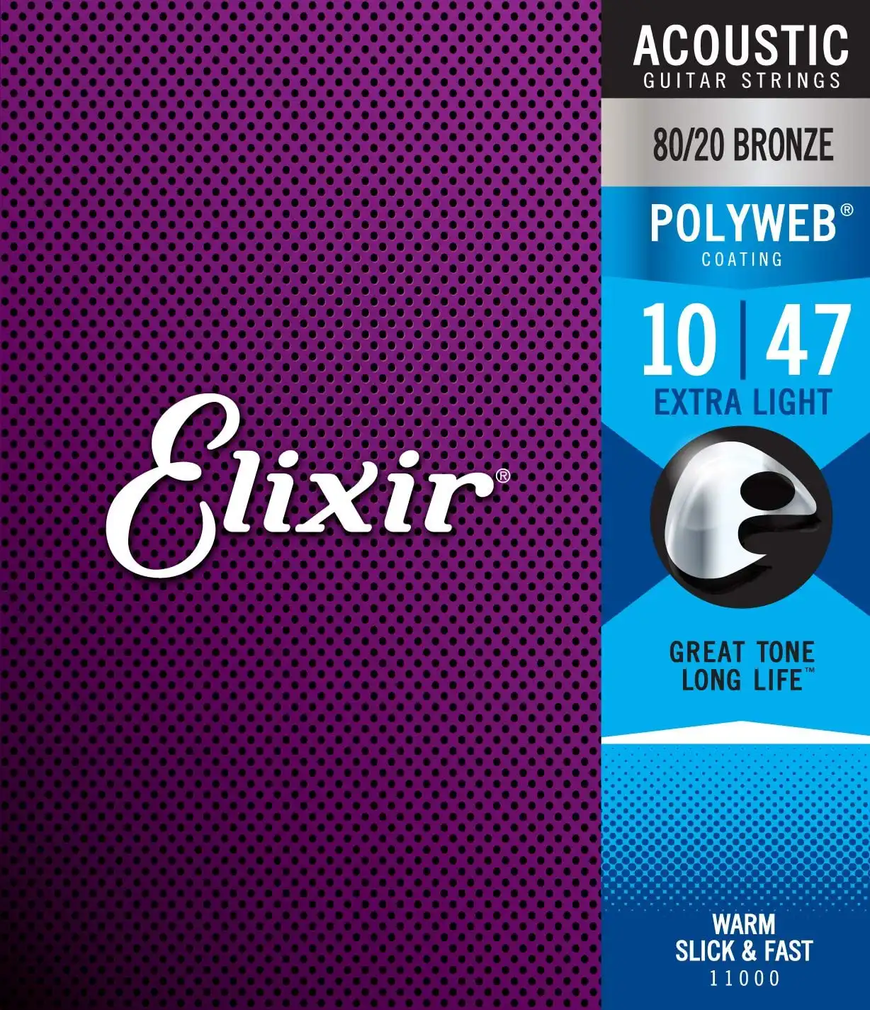 Elixir 11000 11-47 POLYWEB - Žice za akustičnu gitaru