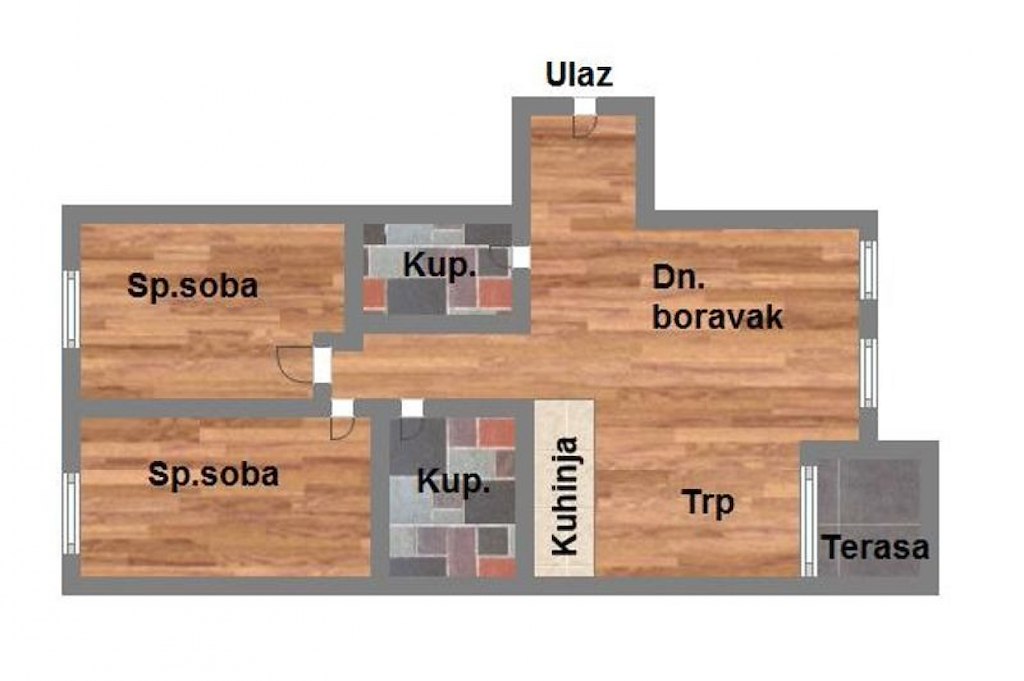 TROSOBAN ODLICNOG RASPOREDA, POVRAT PDV-A!