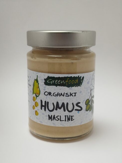 Humus namaz sa maslinama 280g – organski proizvod