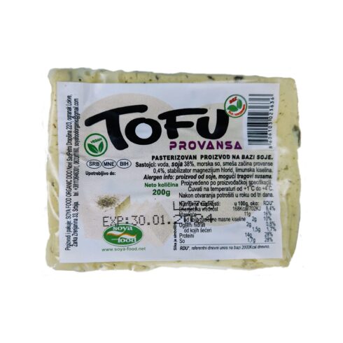 Tofu sir PROVANSA 200g Soya food