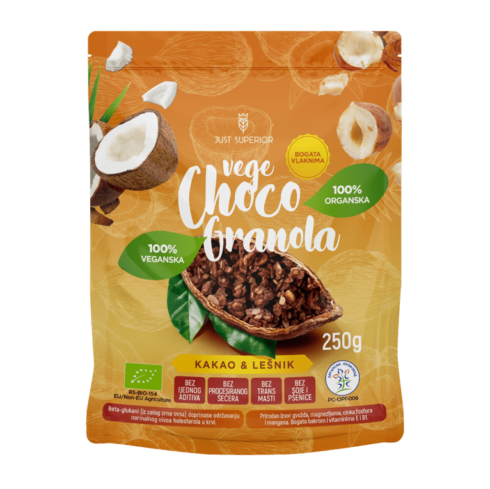 Vege coko ( choco ) granola 250g – organski proizvod