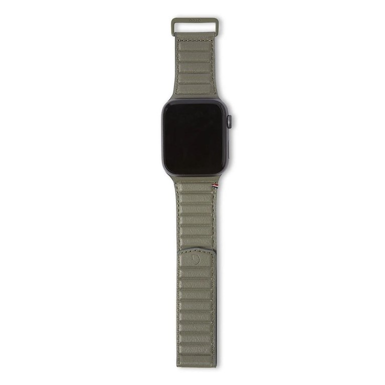 "Decoded Leather Magnetic Traction Strap Series 7(41mm)/6/SE/5/4(40mm)/3/2/1(38mm) Olive"