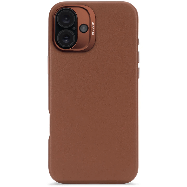 "DECODED Leather Backcover for iPhone 16 Plus"