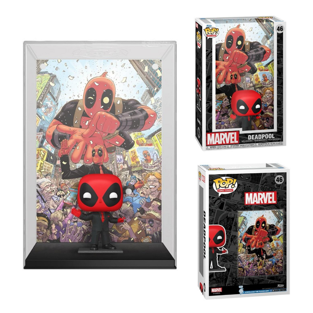 Funko POP! Comic Cover: Marvel - Deadpool (2025) #1 Deadpool in Black Suit