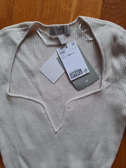 H&M bluza od rebrastog pletiva