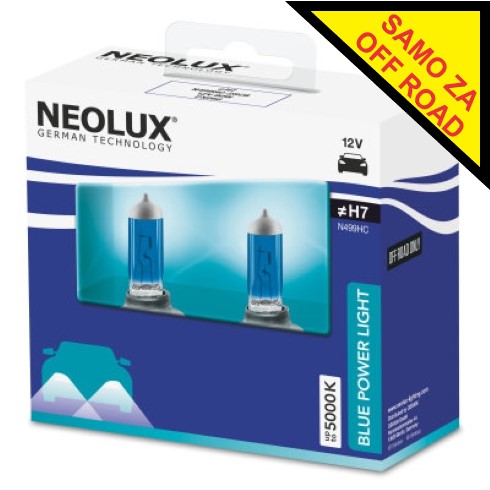 NEOLUX Blue Power Light H7 N499HC-2SCB 80W 12V PX26D 10X2 1A NEOLX 4052899547049