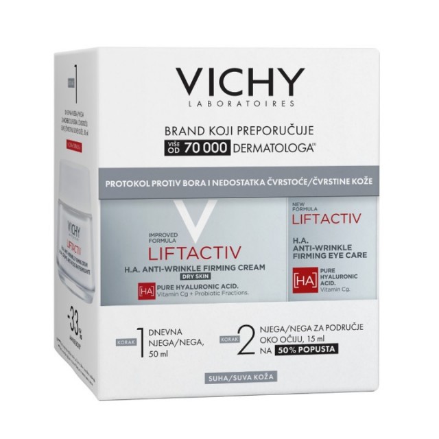 VICHY WINTER PROMO LIFTACTIV SUPREME DNEVNA NEGA ZA KOREKCIJU BORA I ČVRSTINE KOŽE SUVA KOŽA 50ML + LIFTACTIV SUPREME EYES 15ML
Opis
INFORMACIJE
NALOG
SERVIS
KORISNI LINKOVI