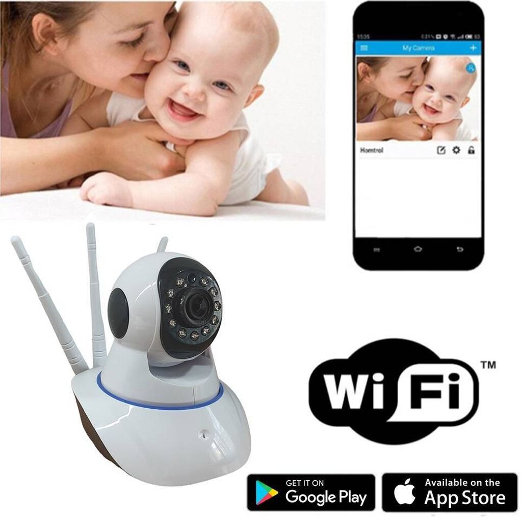 Bebi kamera Kamera za bebe IP kamera WiFi VIDEO NADZOR NOVO KAMERA ZA