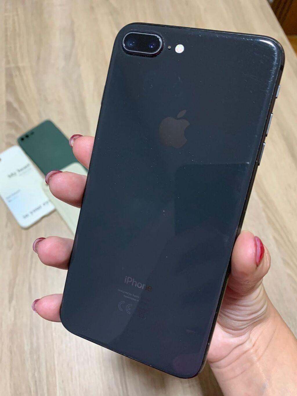 Apple iPhone iPhone 8 Plus, Black Titanium, Otisak prsta