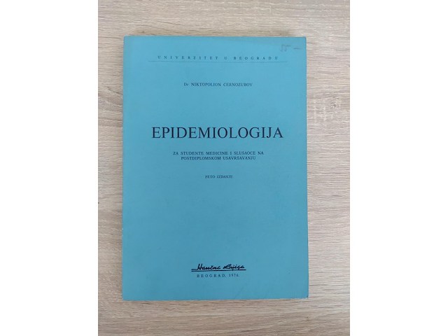 EPIDEMIOLOGIJA - Dr. Niktopolion Černozubov