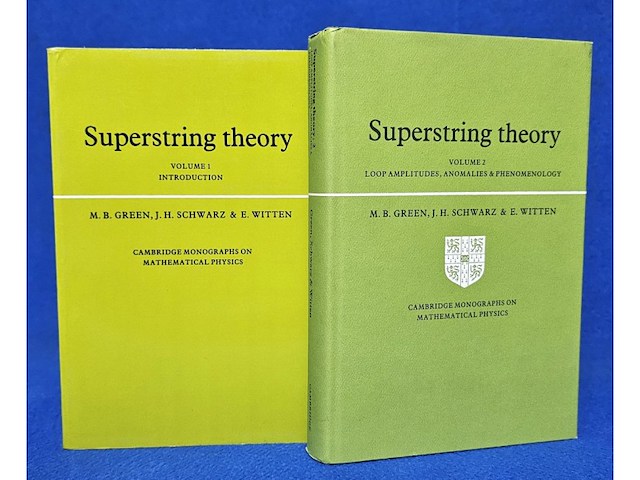 Superstring Theory - Green, Schwarz, Witten