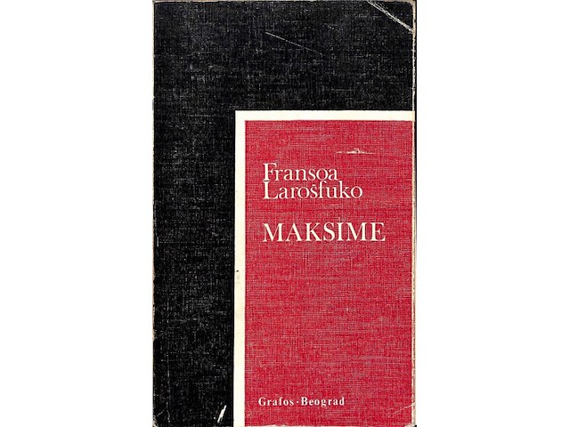 Fransoa Larošfuko - MAKSIME