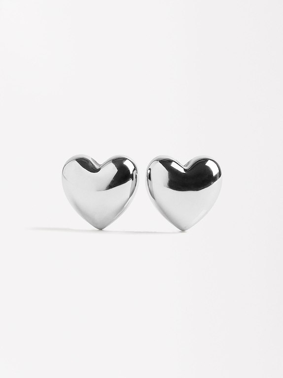 Heart Earrings - Stainless Steel