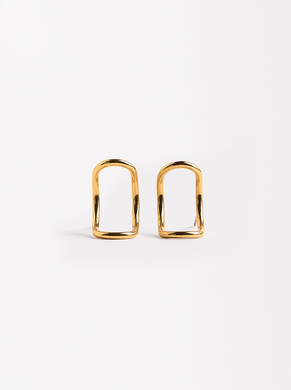 Gold-Toned Earrings - Stainless Steel