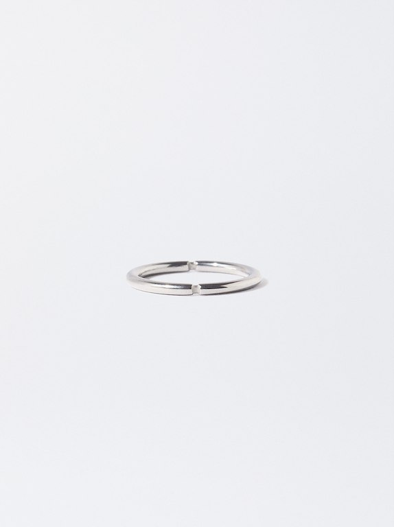 Silver Stainless Steel Ring