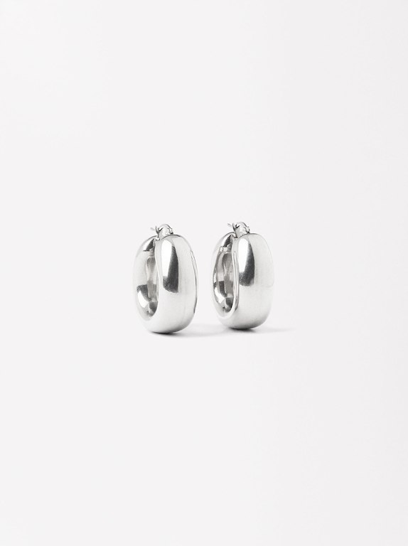 Large Hoops Earrings - Stainless Steel