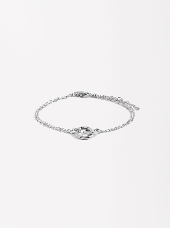 Interlocking Bracelet - Stainless Steel