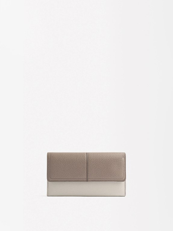 WALLET WITH FLAP CLOSURE