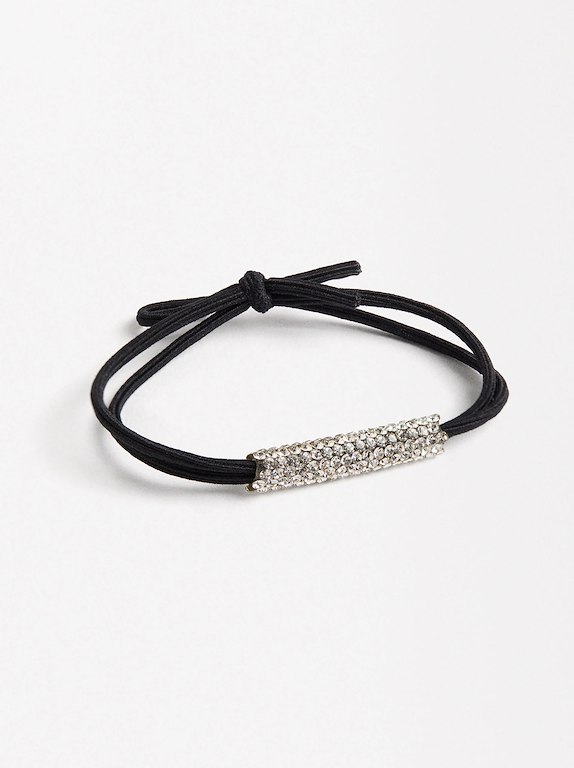 HAIR ELASTIC WITH RHINESTONE DETAIL