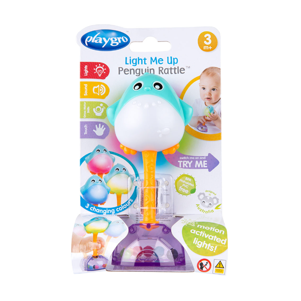 Svetleća zvečka pingvin Playgro 32646