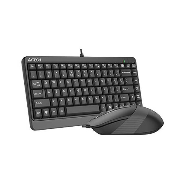 Set miš i tastatura F1110 FStyler Compact USB US A4 Tech TAS01239