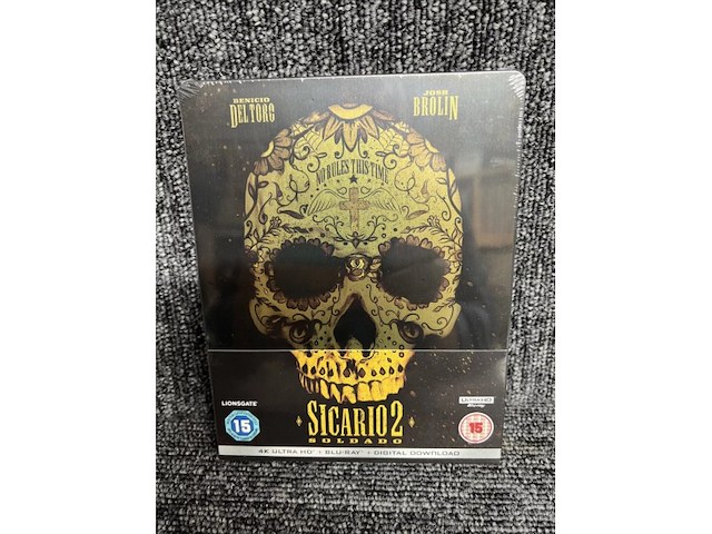 Sicario 2 Soldado 4K UHD+BLU-RAY Steelbook Edition