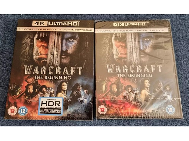 Warcraft The Beginning 4K Ultra UHD and Blu Ray