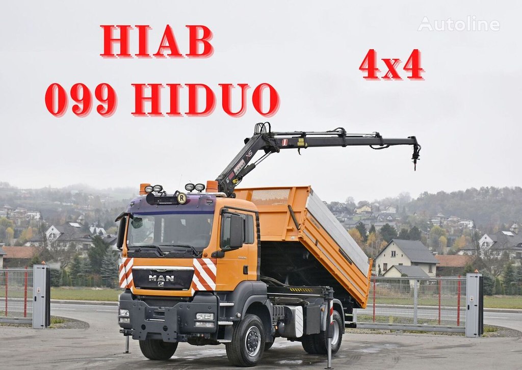 MAN TGS 18.360 * HIAB 099 HIDUO + FUNK *4x4 kiper