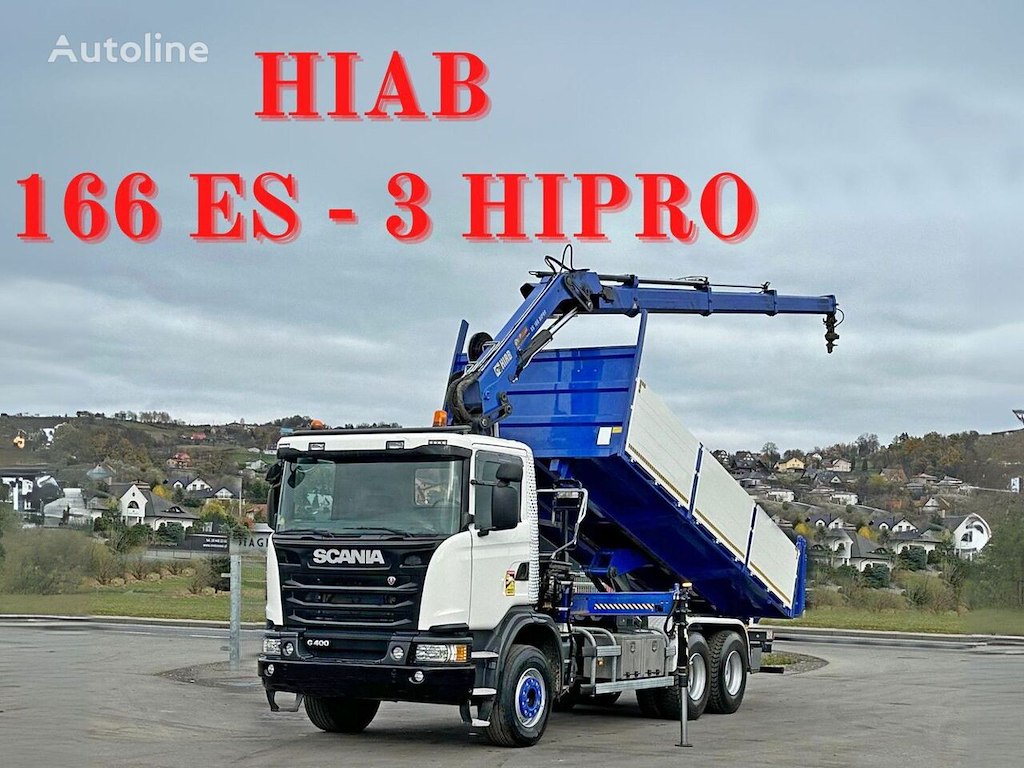 Scania G400 Kipper 6,30m *HIAB 166 ES-3 HIPRO/FUNK *6x4 kiper