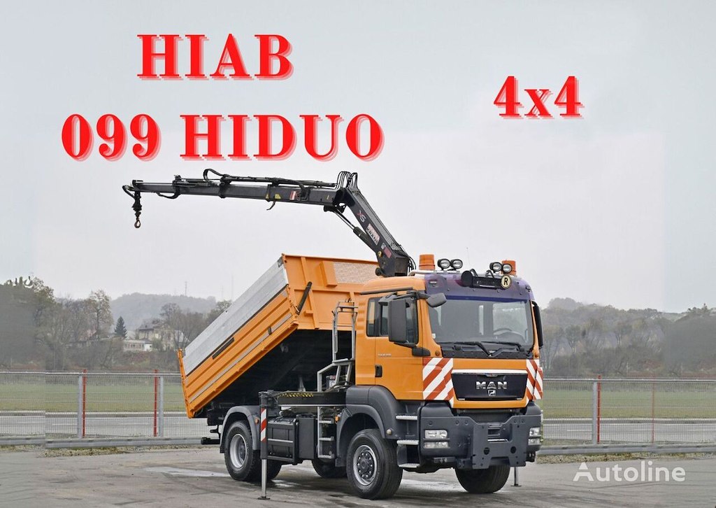 MAN TGS 18.360 * HIAB 099 HIDUO + FUNK *4x4 kiper