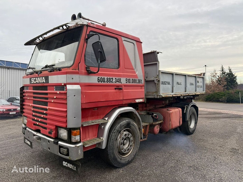 Scania 112 4x2 kipper spring spring manual kiper