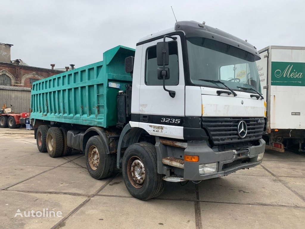 Mercedes-Benz Actros 3235 8x4 engine problem, manual kiper