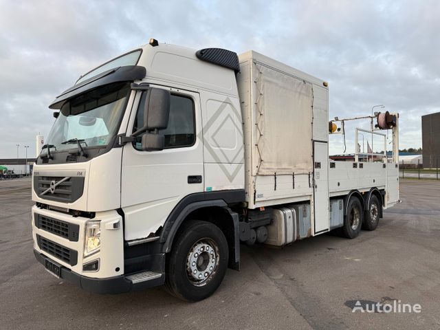 Volvo FM 410 6x2 Euro 5 kamion s ravnom platformom