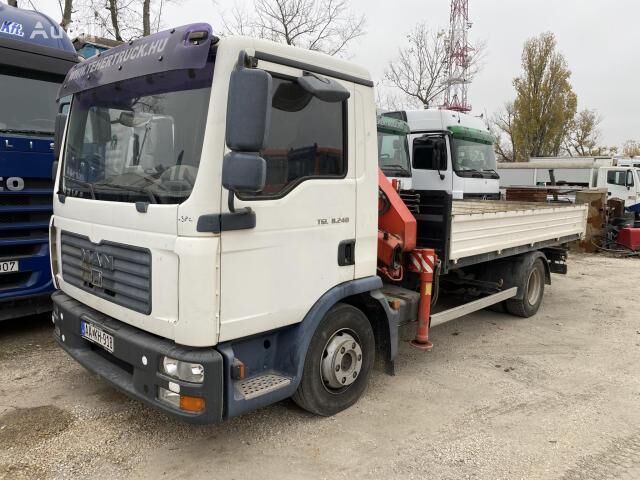 MAN TGL 8.240 4x2 kamion s ravnom platformom