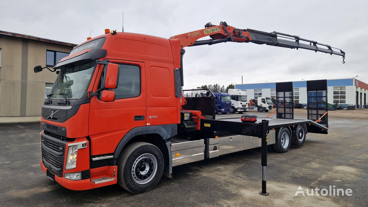 Volvo FM420 6X2*4 Palfinger PK12502 New platform! kamion s ravnom platformom