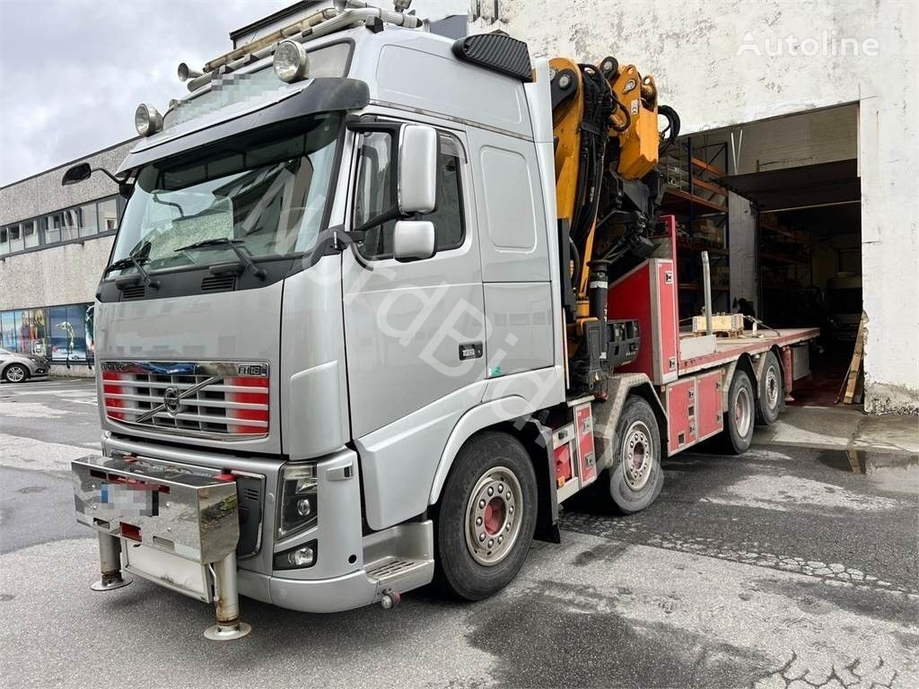 Volvo FH16 750 *8x2 *crane EFFER 955 + JIB + WINCH *PLATFORM 6.5m *VID kamion s ravnom platformom