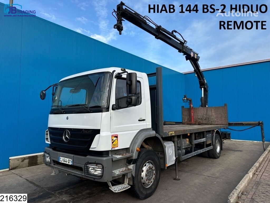 Mercedes-Benz Axor 1833 HIAB , Manual, Steel Suspension, Remote kamion s ravnom platformom