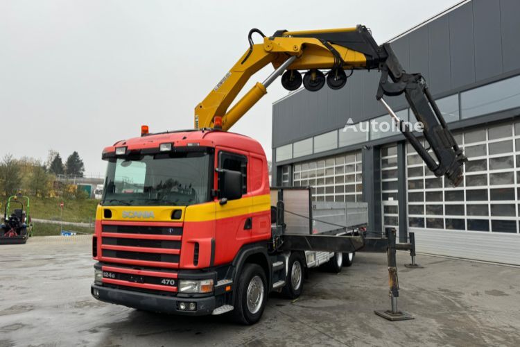 Scania 470 8x4 Bonfiglioli 70000 kamion s ravnom platformom