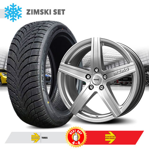 215/65 R16 SET Z MOMO + MOMO HYP SIL 5/110