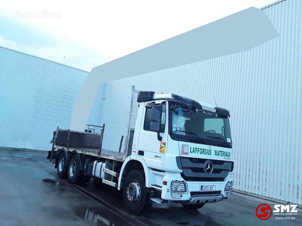 Mercedes-Benz Actros 2641 lames steel kamion s ravnom platformom