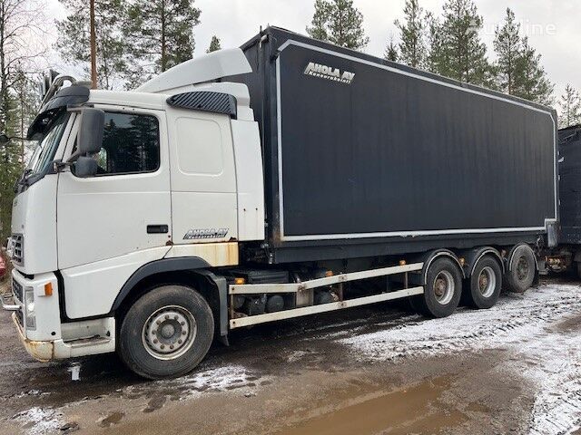 Volvo FH 8*4 + 5-aks Kome Komposiitti ketjupurku kärry kamion furgon