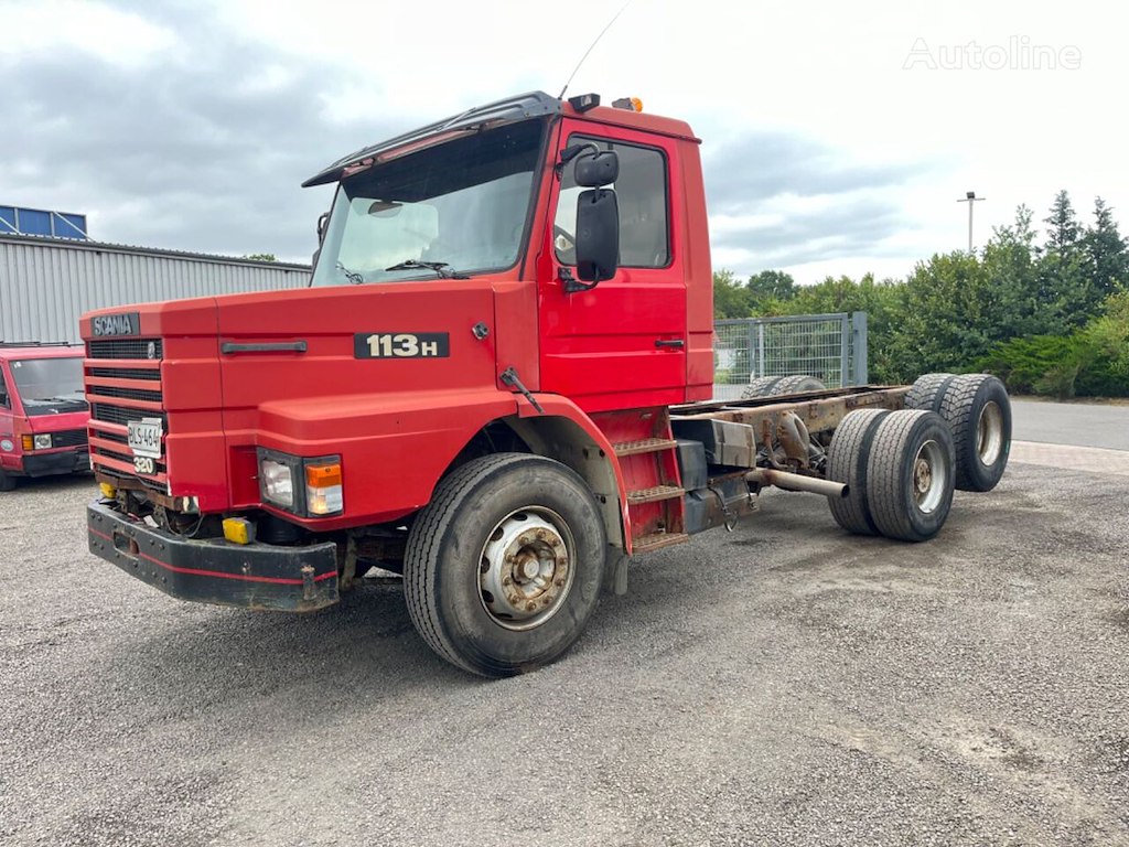 Scania T 113 320 hp full steel manual big axel kamion šasija