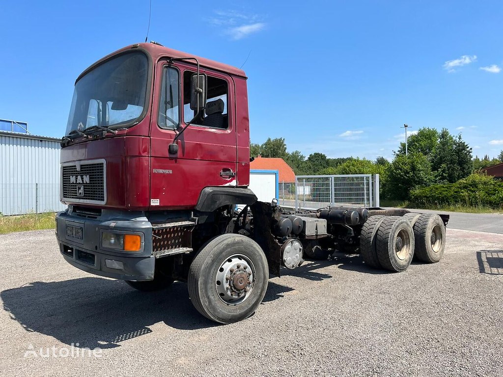 MAN 26.372 6x6 spring 6 cyl chassis kamion šasija