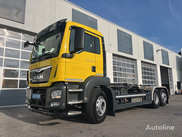 MAN TGS 26.420 6x2-4 BL mit Meiler Knick Schub Euro6 kamion rol kiper